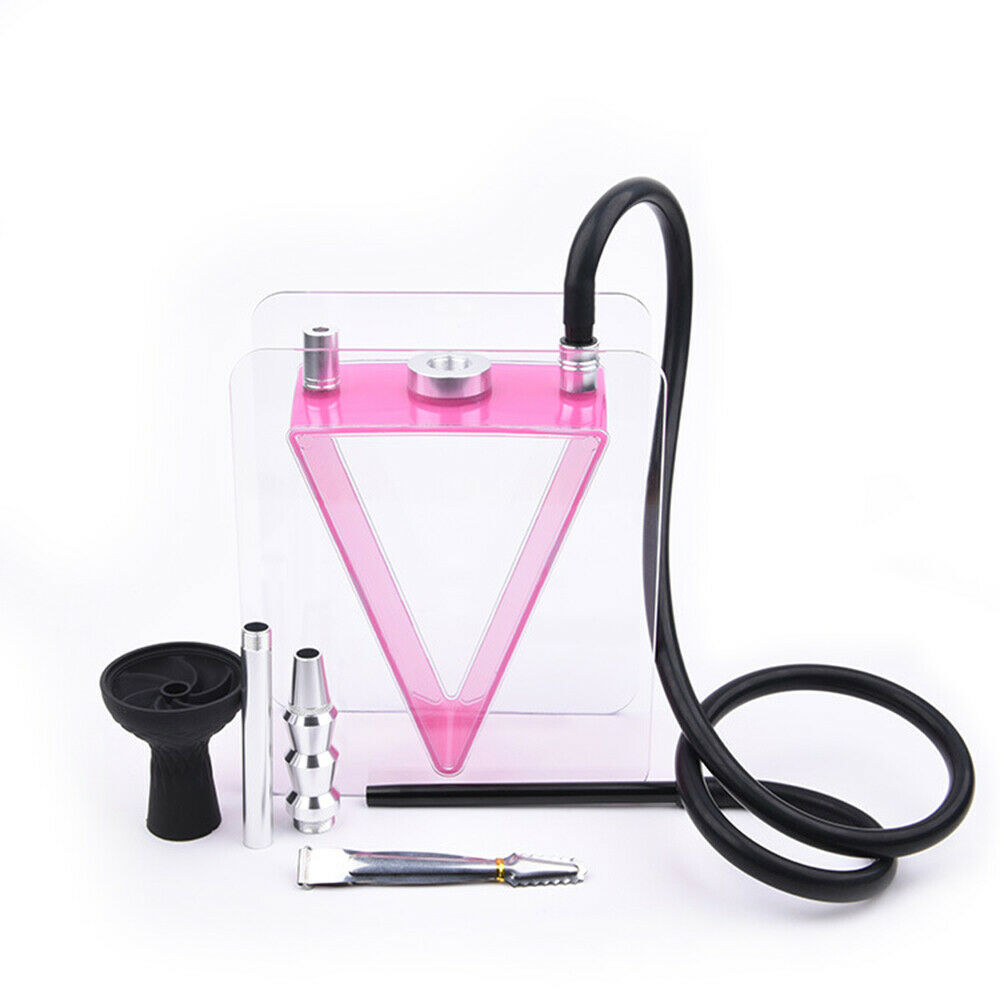 Acrylic Hookah R27-16 Pink ⋆ ShishaPuff Cyprus Nargile Store Cyprus